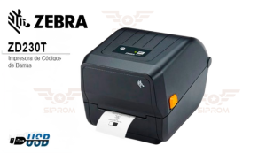 IMPRESORA CODIGO DE BARRAS ZEBRA 230T USB - Siprom